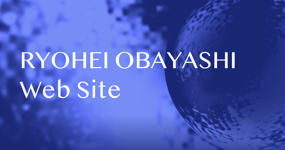 Ryohei Obayashi web site